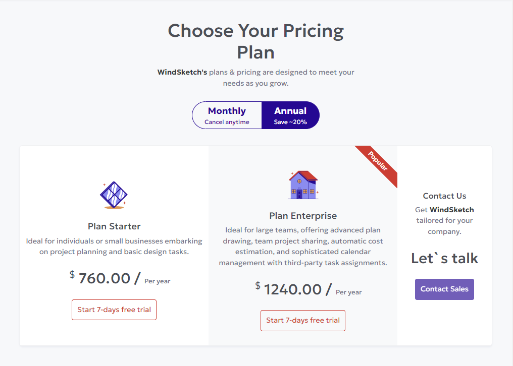 Understanding Windsketch Pricing Plans | WindSketch