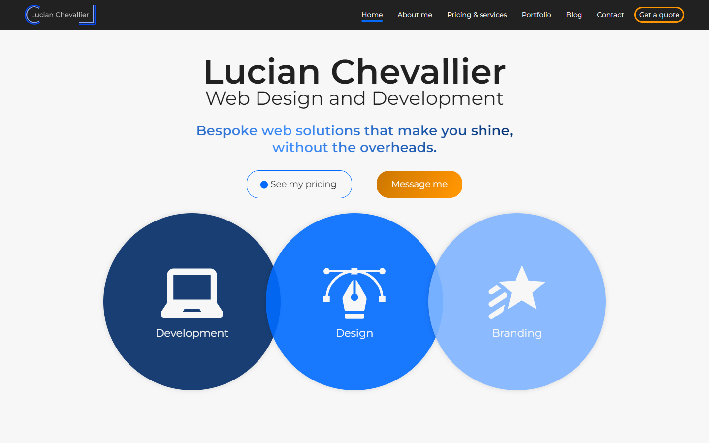 Lucian Chevallier | Web Design and Development