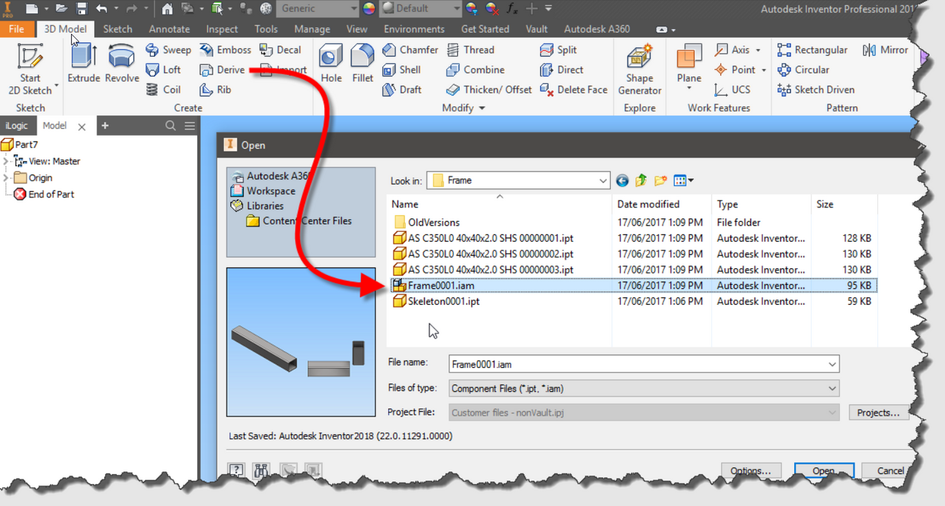 Notch, bend and straighten in Autodesk Inventor