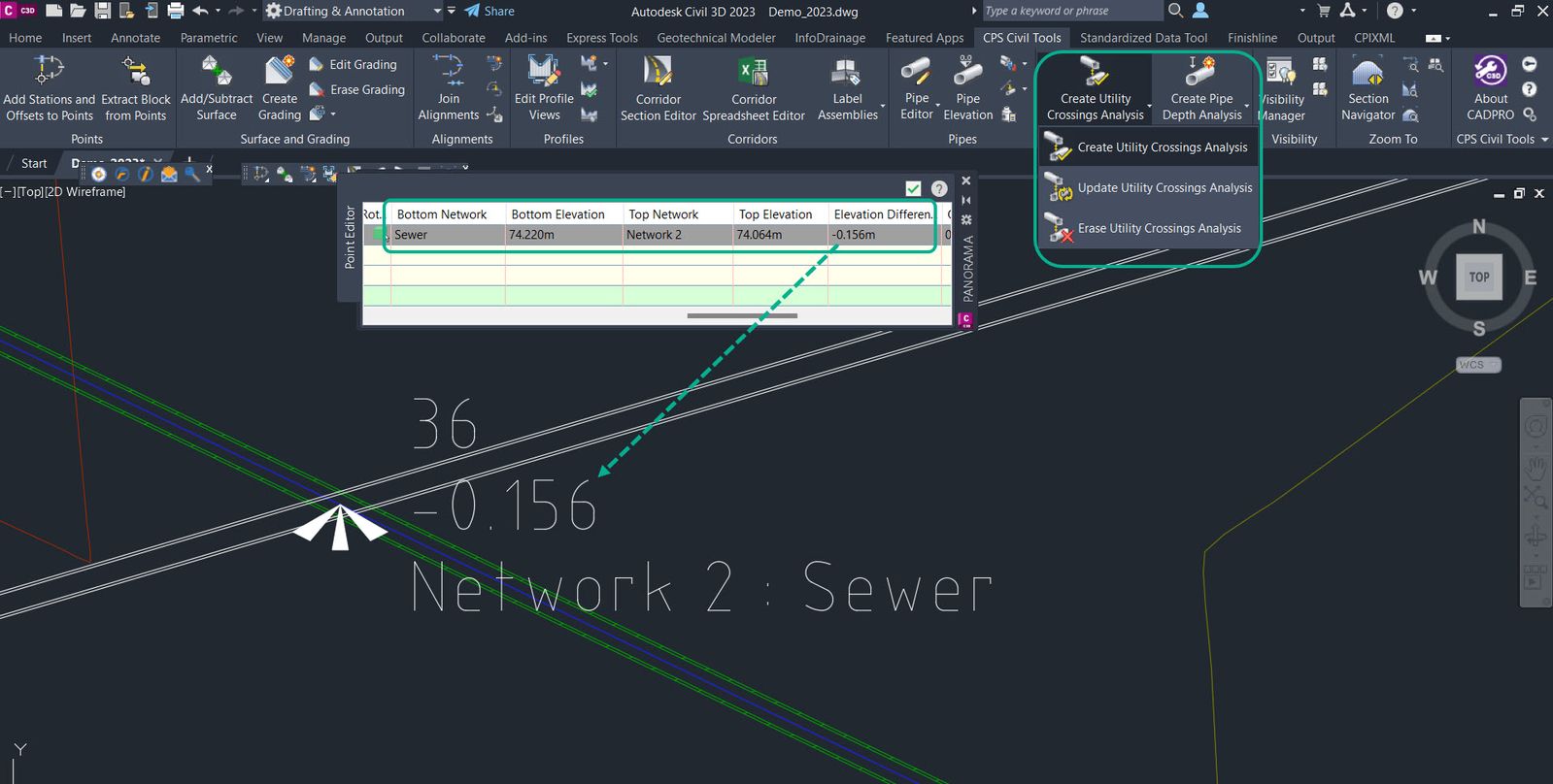 Cadpro Tools for Civil 3D features
