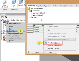 Autodesk Inventor iPart best practices