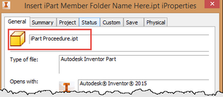 Autodesk Inventor iPart best practices