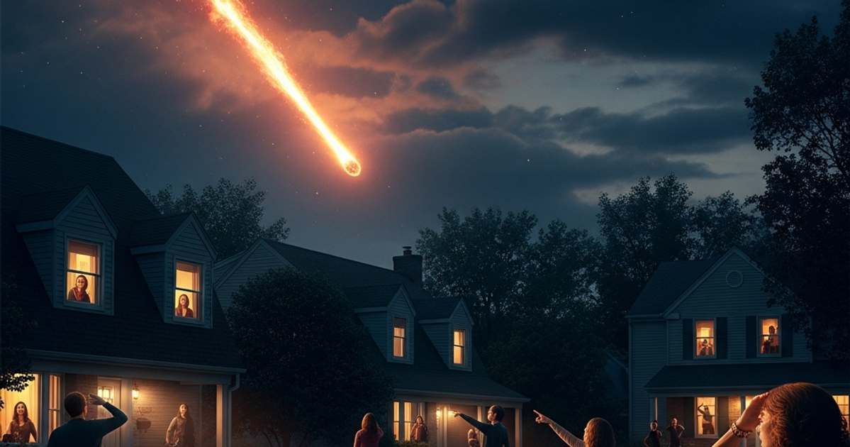 Where exactly in Cleveland did the meteor reportedly strike? | Stryxen ...