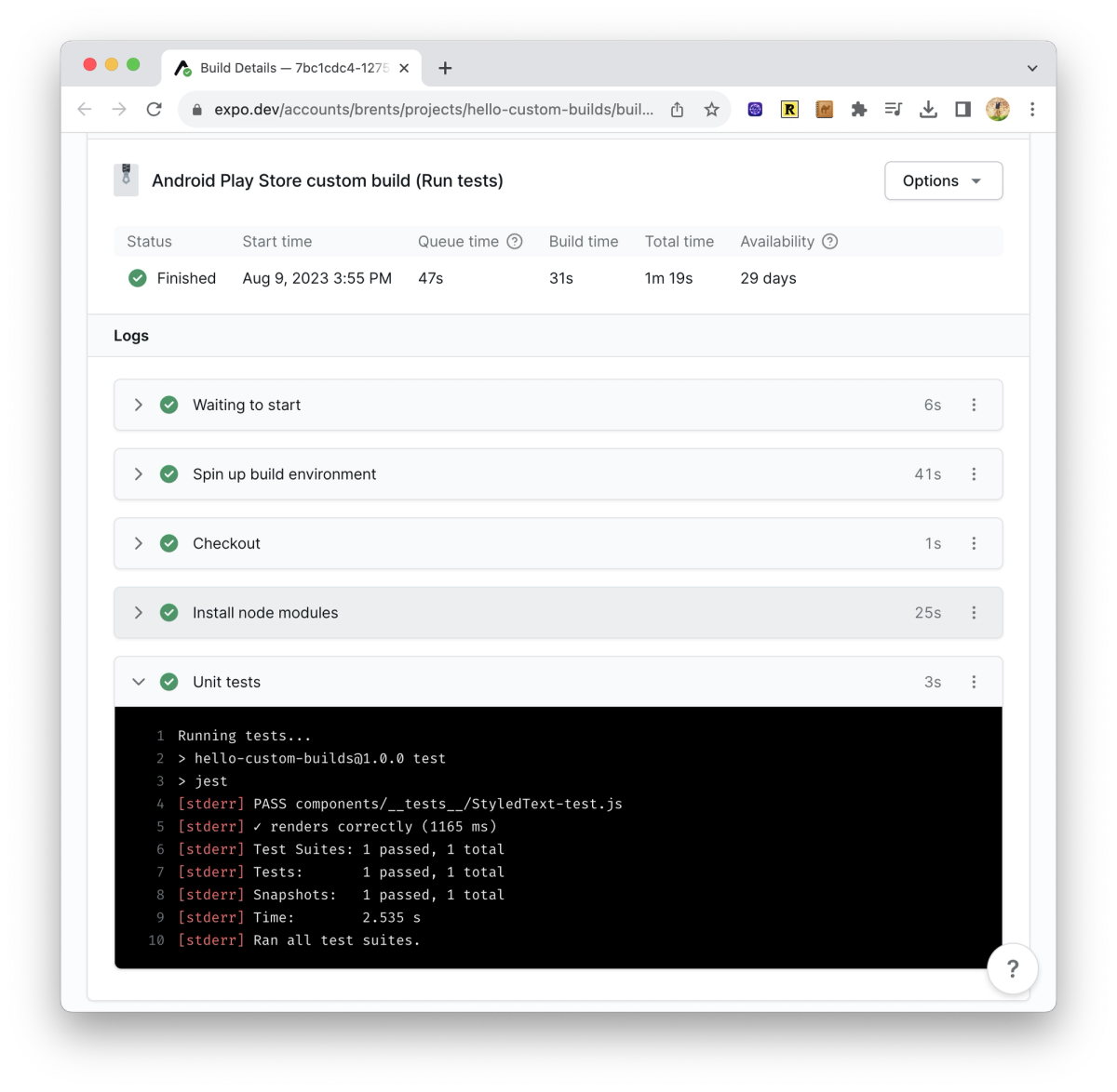 Preview: fully customizable builds on EAS Build - Expo Changelog