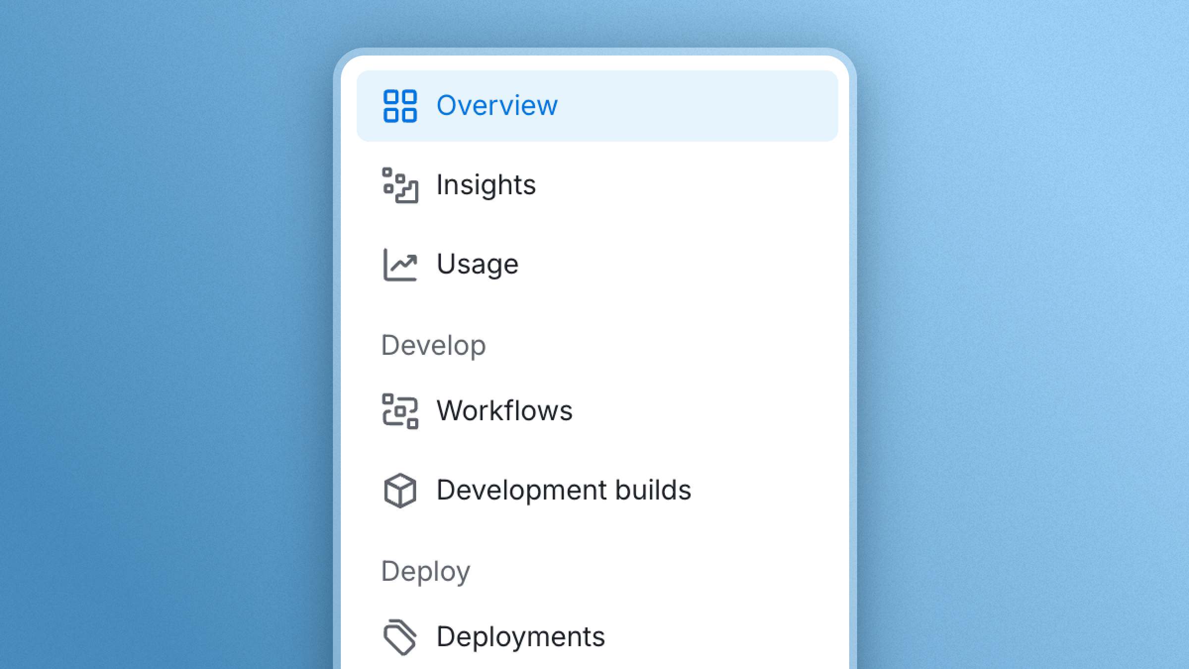 New project sidebar design and custom avatars/project icons - Expo ...