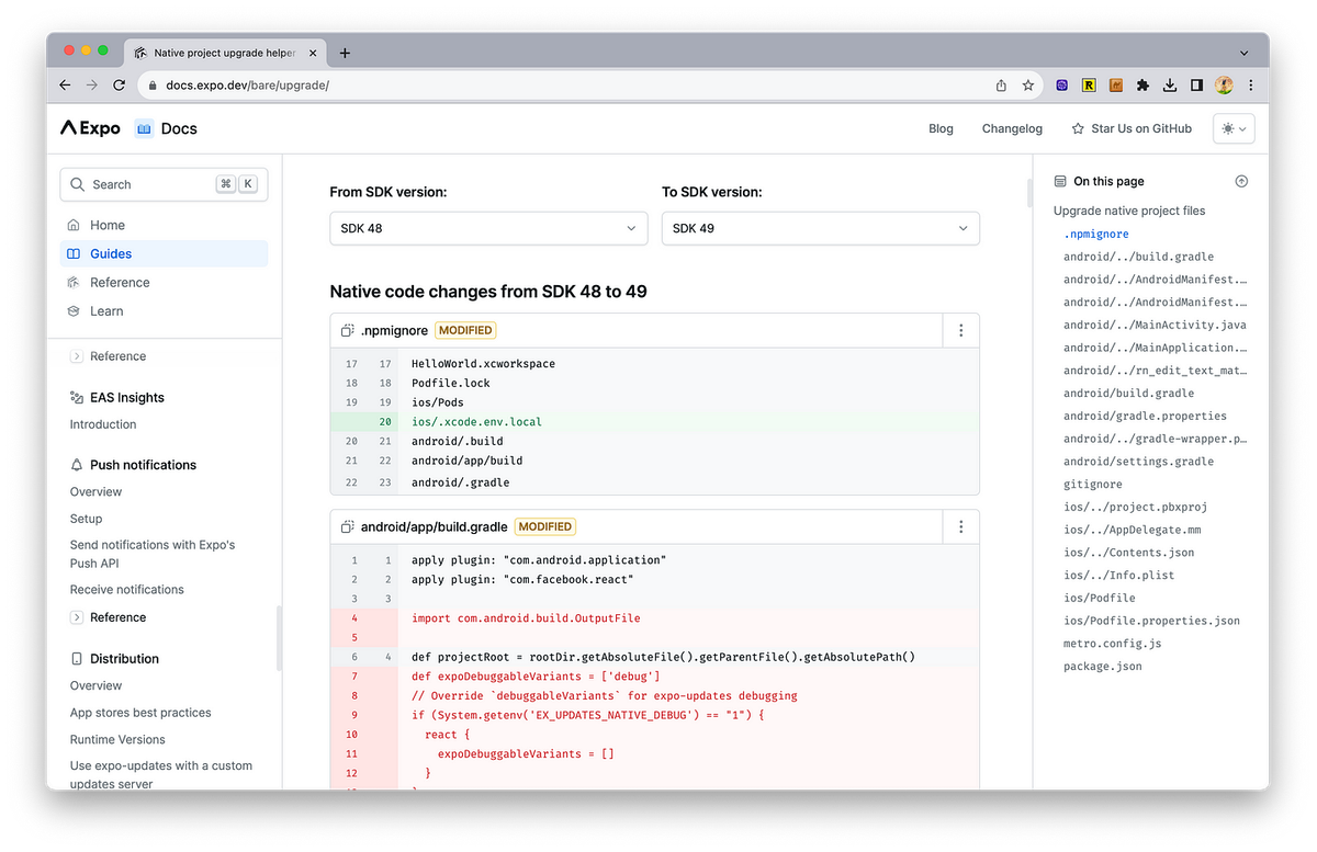 Expo SDK 50 - Expo Changelog