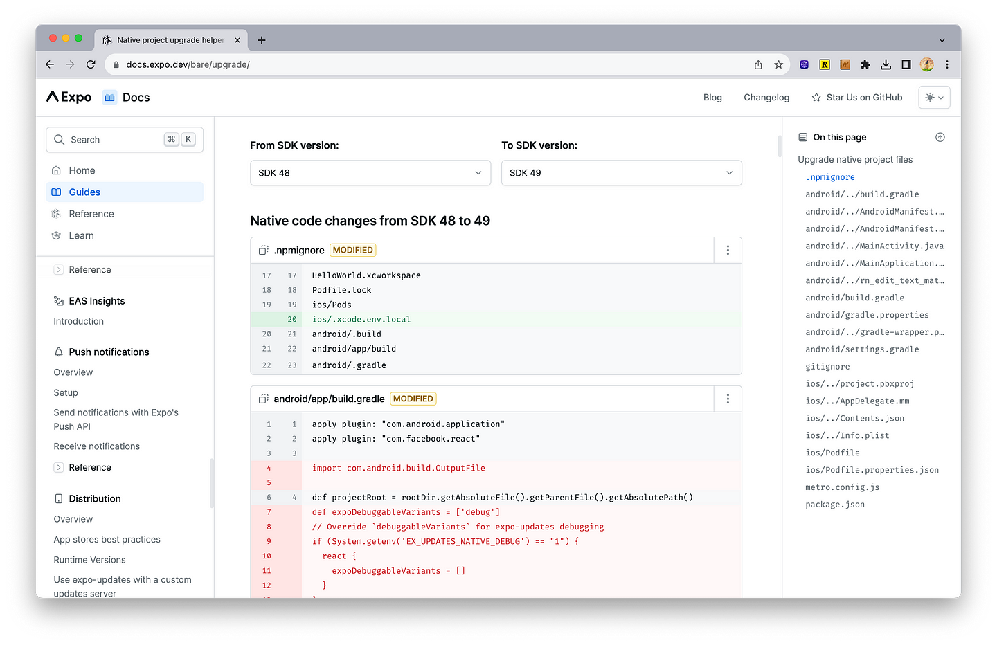 Expo SDK 50 - Expo Changelog