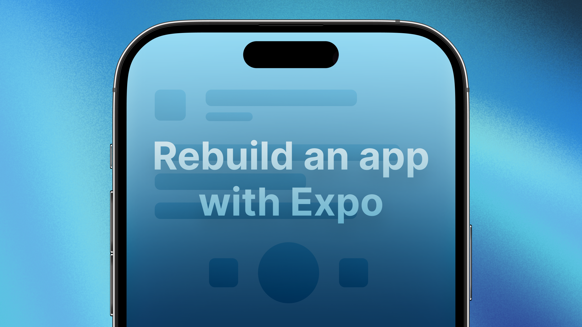 Rebuilding a 10 year old iOS app with Expo