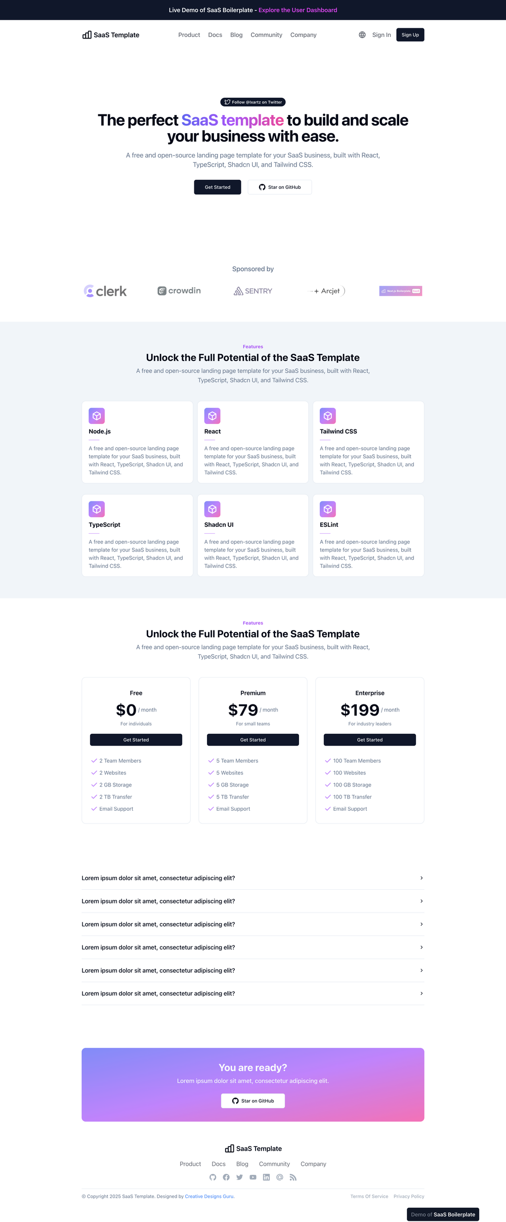 SaaS-Boilerplate - A Template SaaS-Boilerplate - A Template