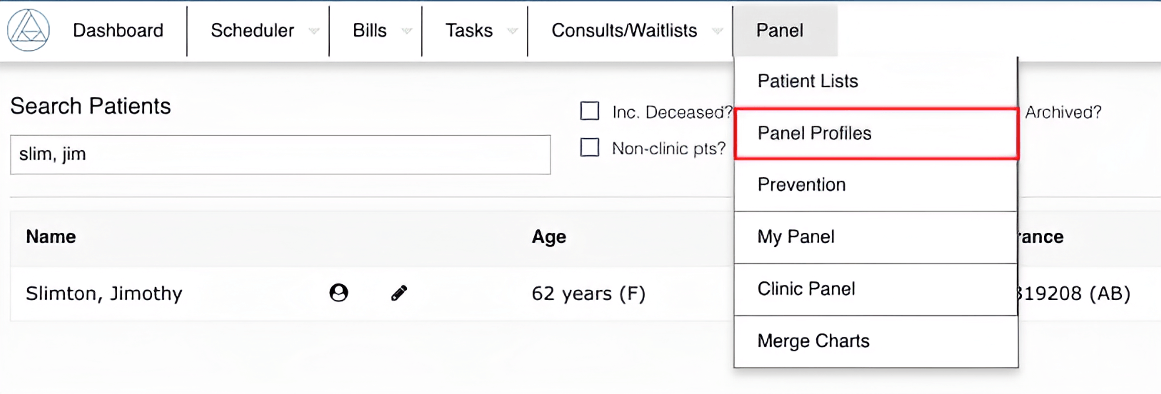 Panel Profiles (CPAR Panel Lists) | Ava