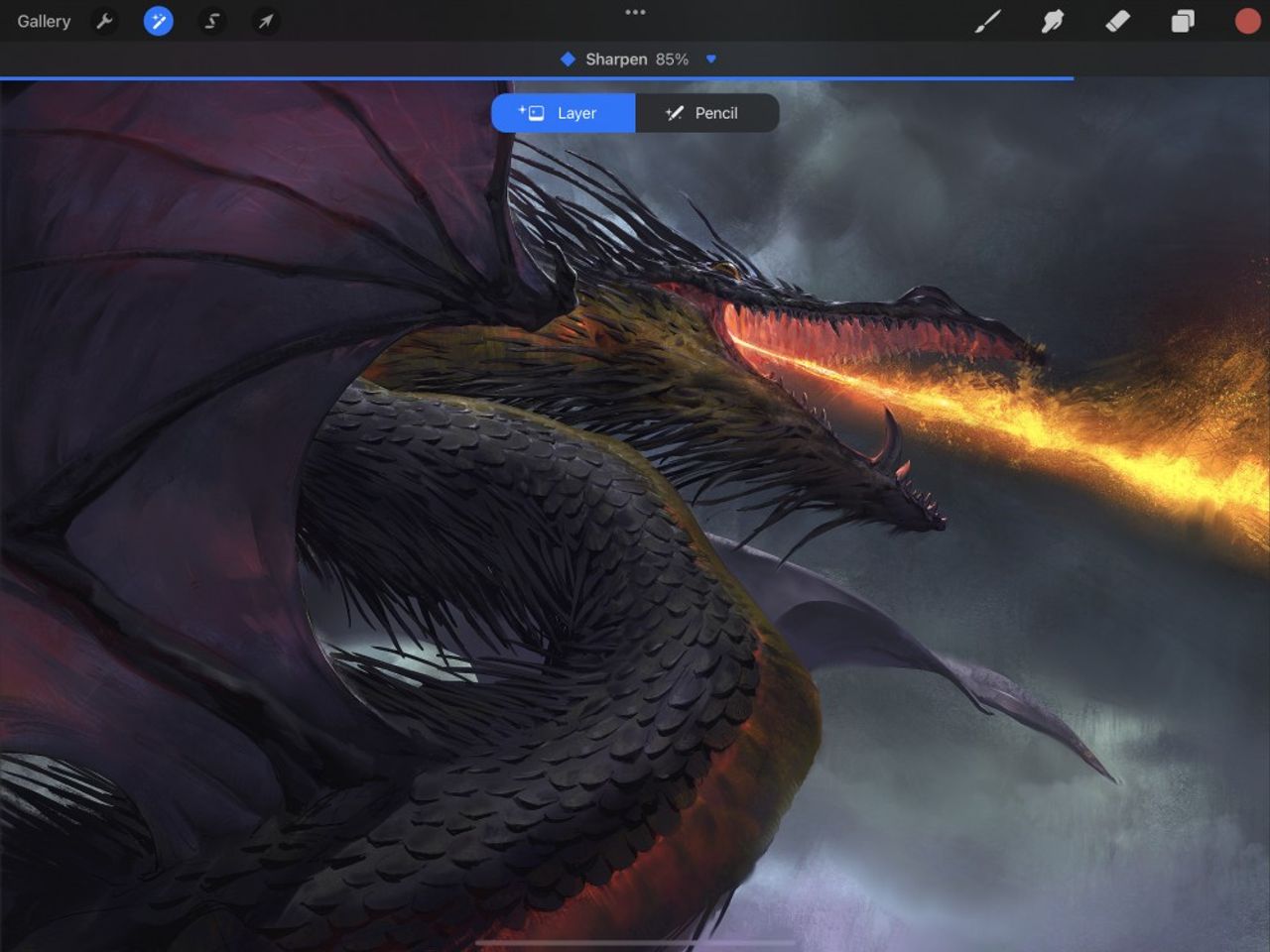 Sharpen — Procreate Handbook