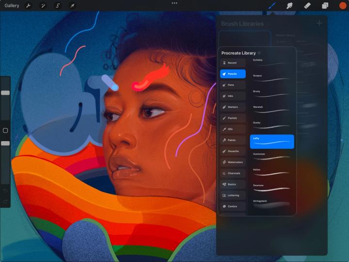 Brush Libraries — Procreate Handbook
