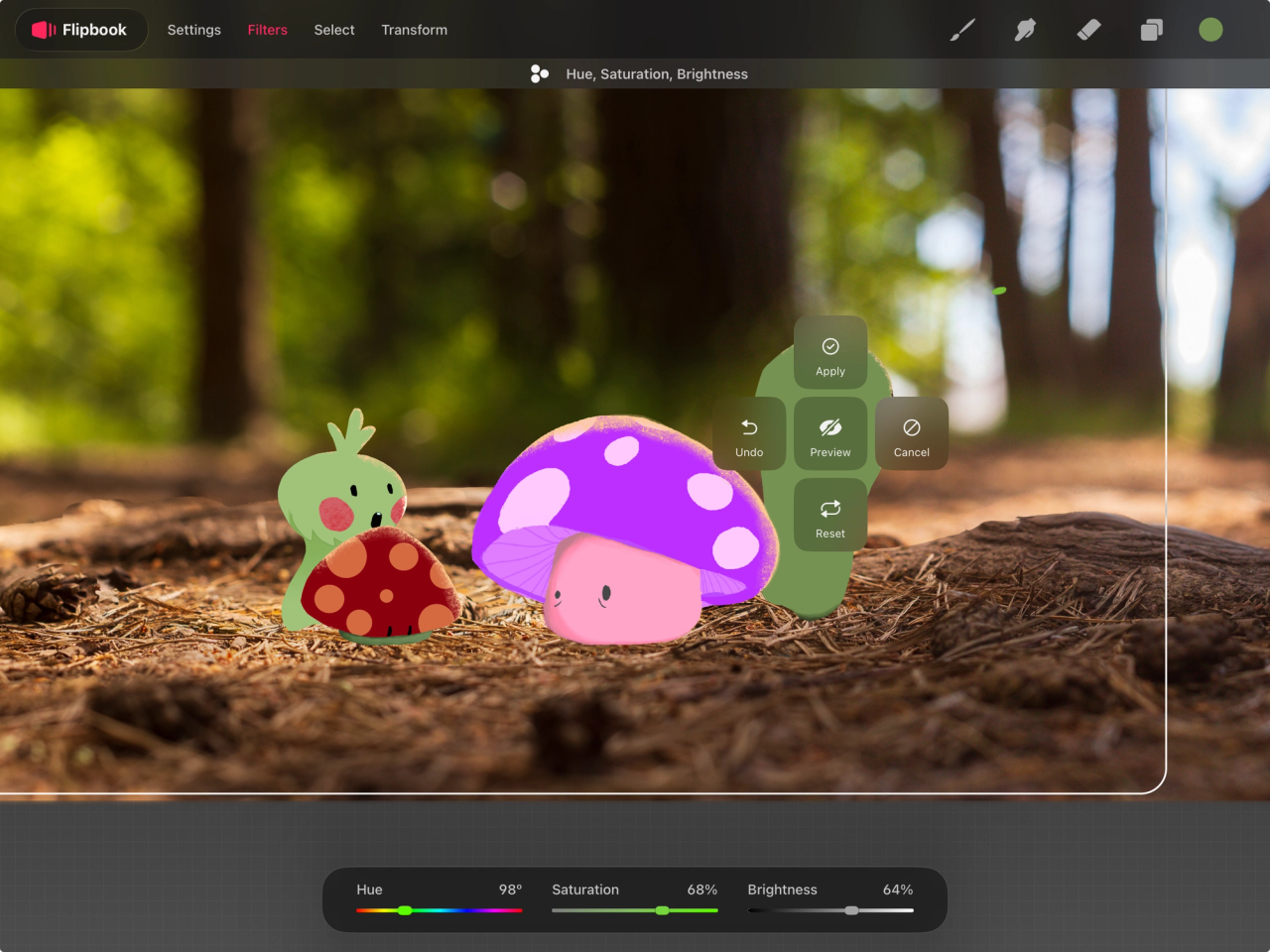 Filters — Procreate Dreams ハンドブック