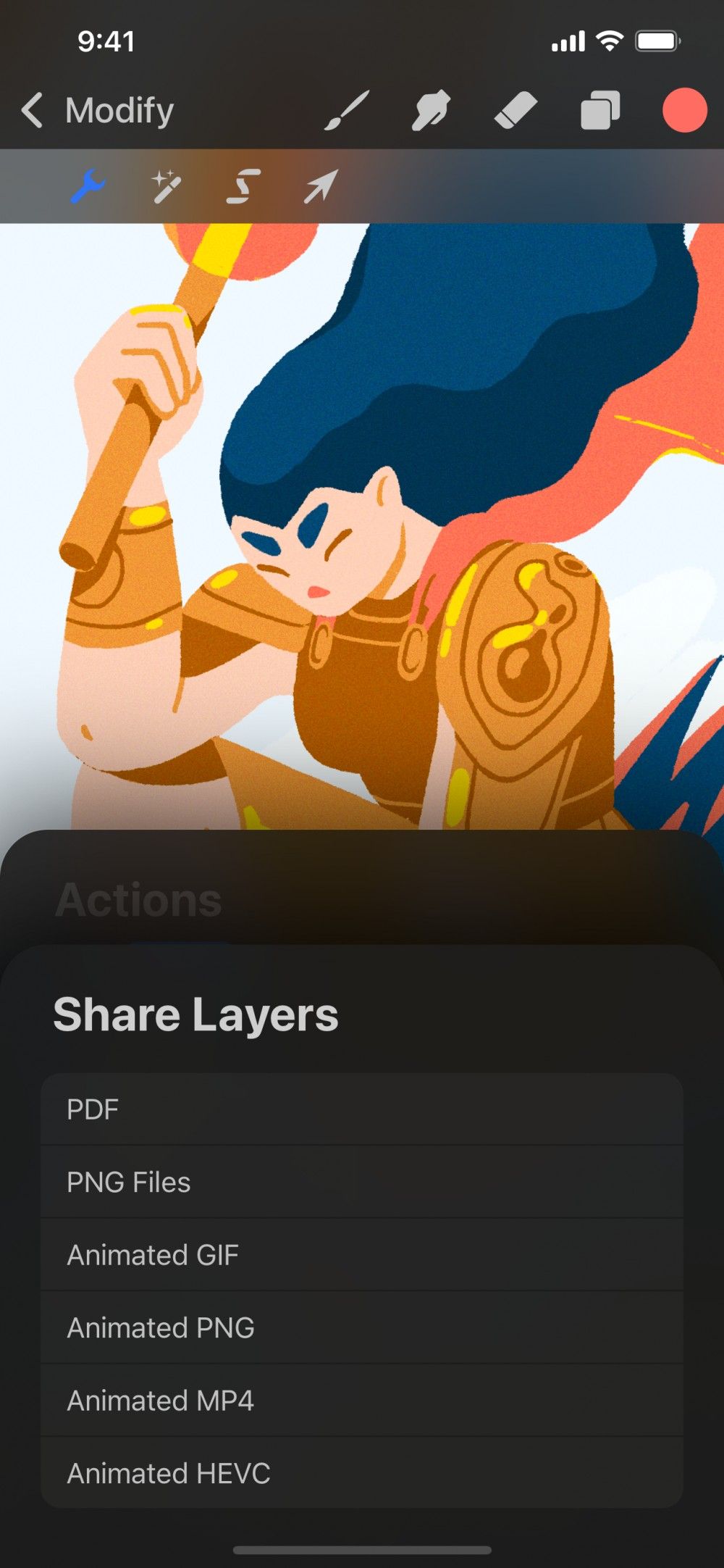 Share — Procreate Pocket Handbook