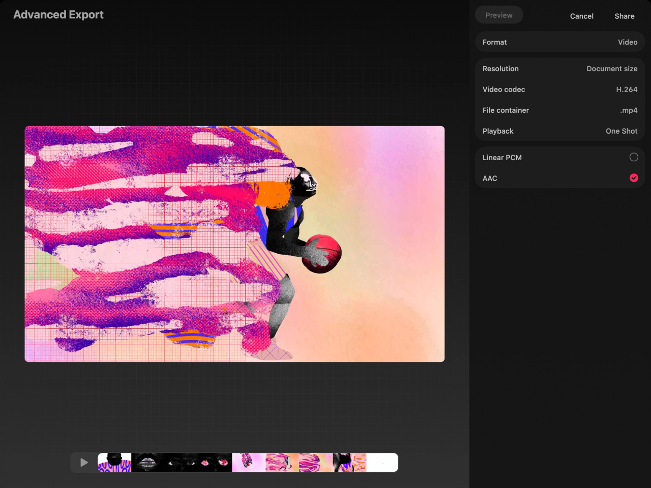 Advanced Export — Procreate Dreams Handbook