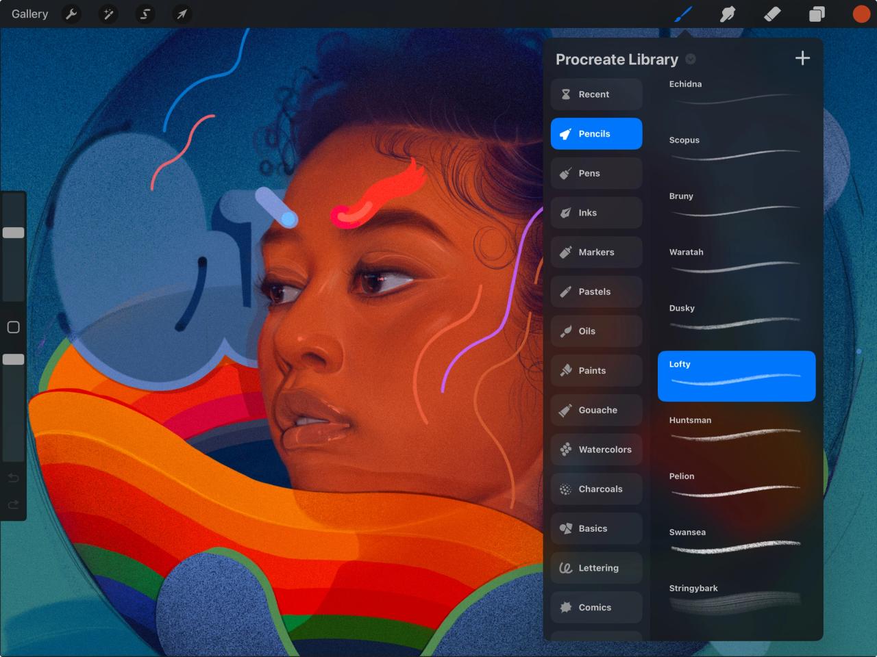 Brush Libraries — Procreate Handbook