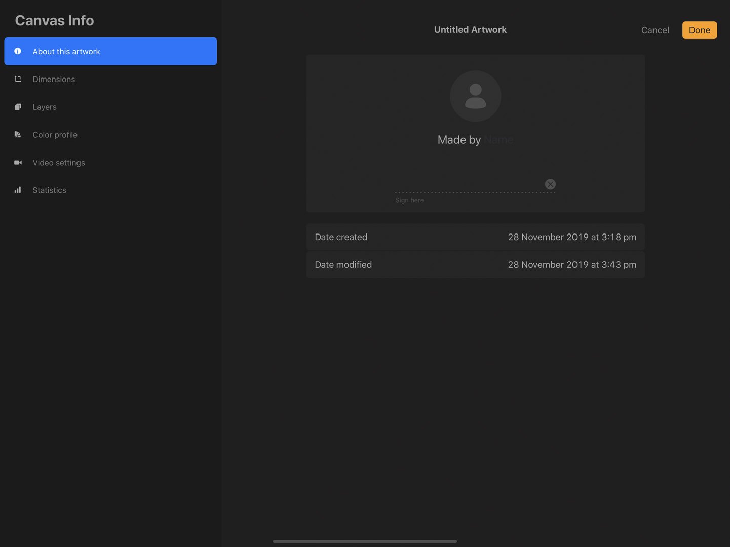 Canvas — Procreate Handbook