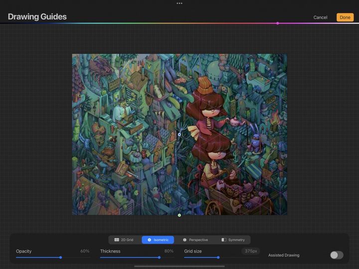 Isometric Guide — Procreate Handbook