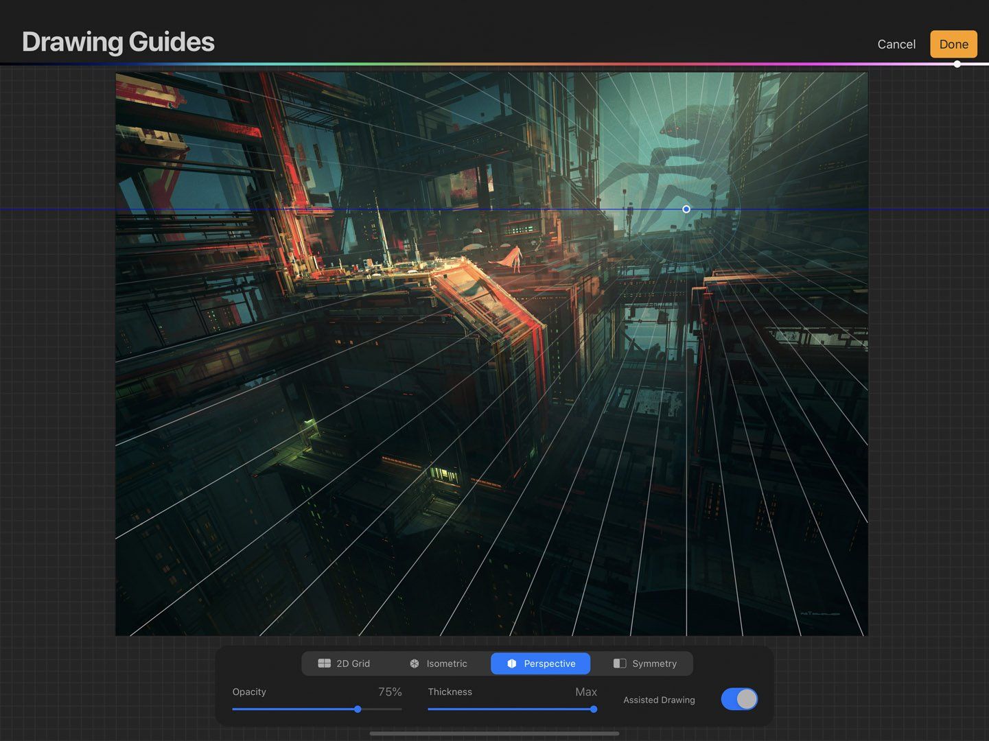 Drawing Assist — Procreate Handbook
