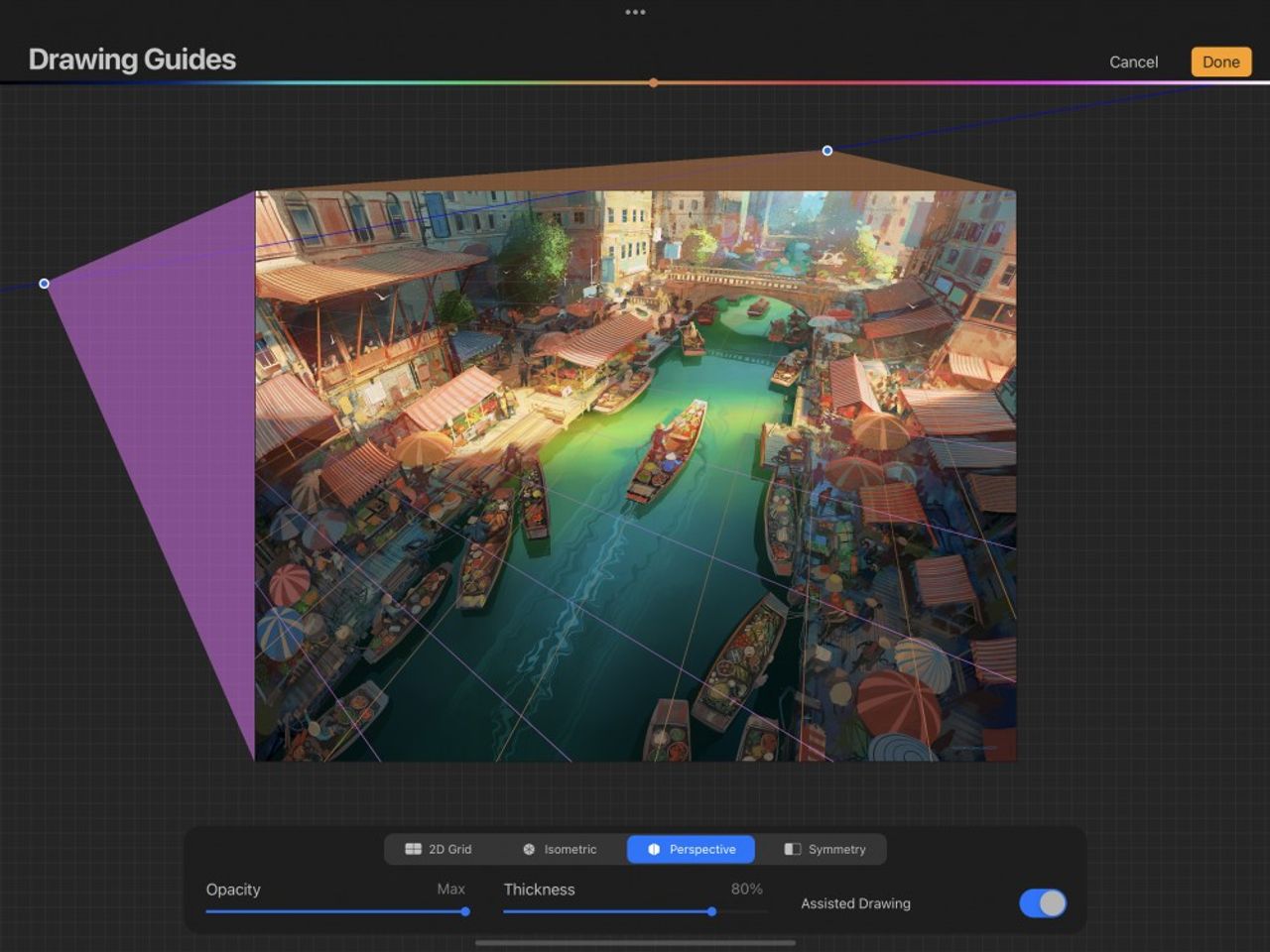 Perspective Guide — Procreate Handbook