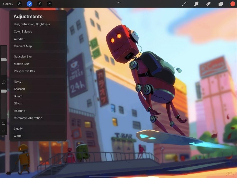 Blur — Procreate Handbook