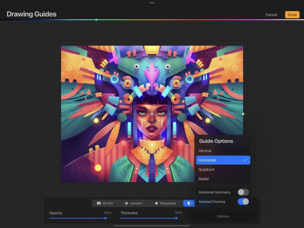 Symmetry Guide — Procreate Handbook