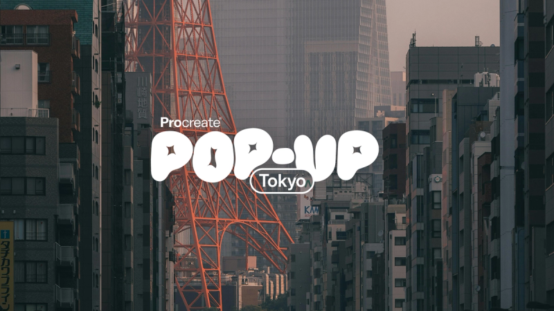 Procreate pops up in Tokyo this April with a unique and interactive ...