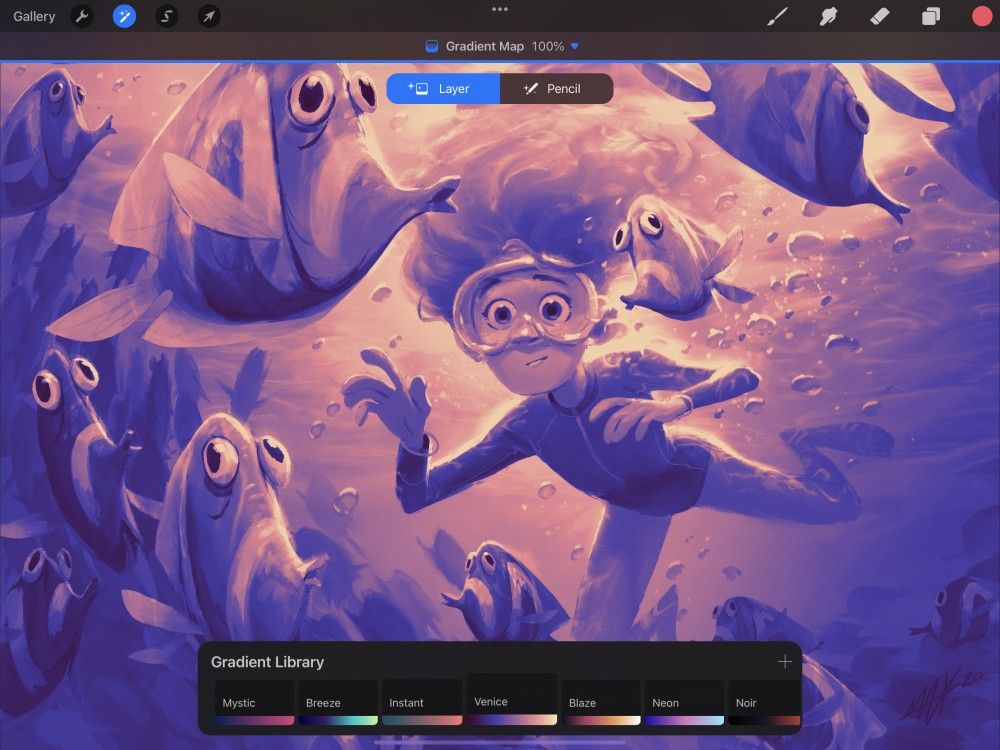 Color Adjustments — Procreate Handbook