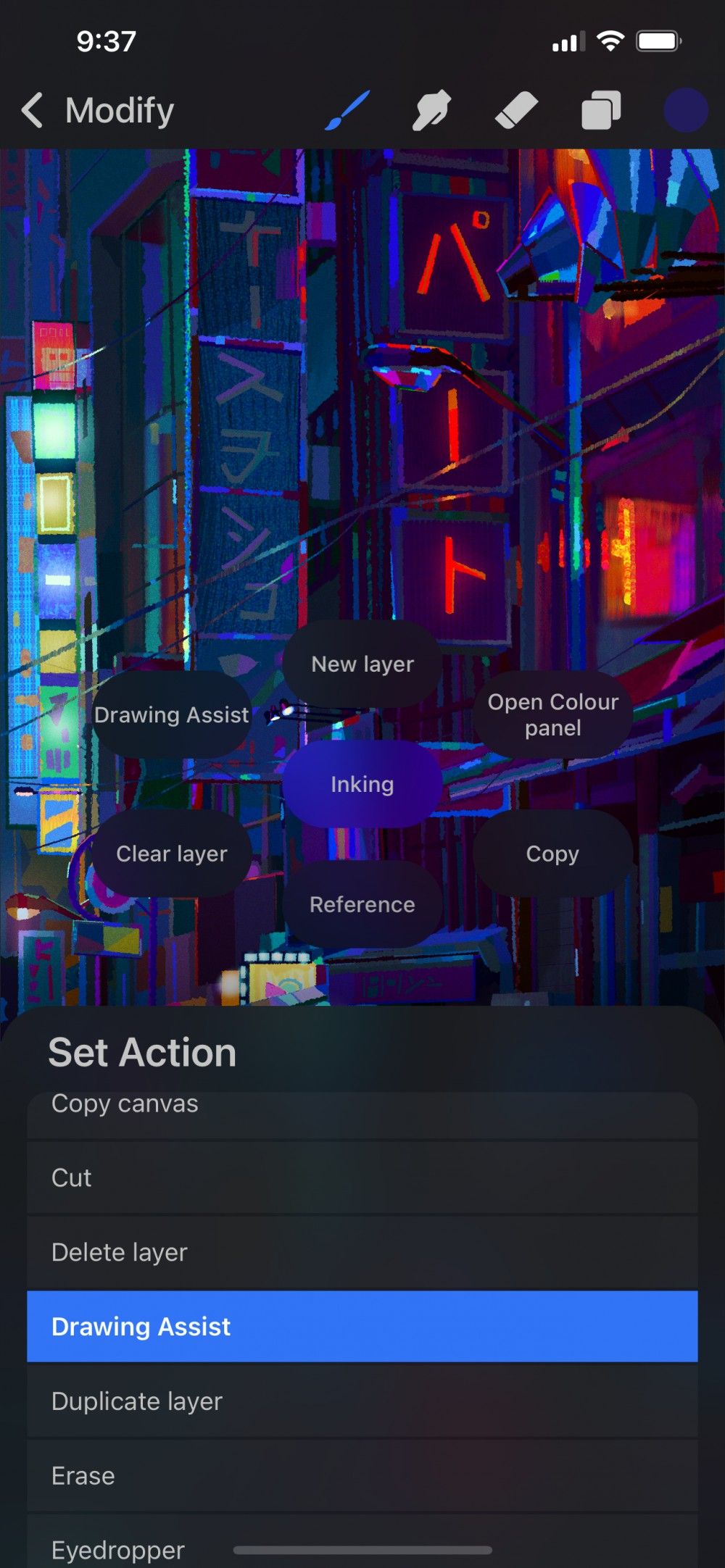 QuickMenu — Procreate Pocket Handbook