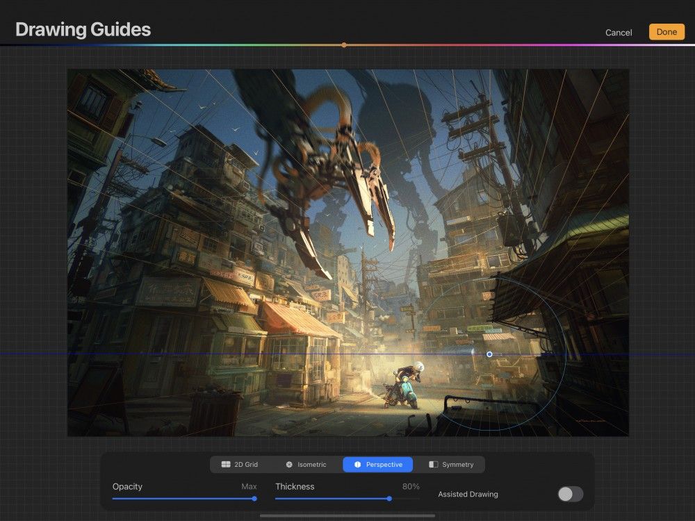 Perspective Guide — Procreate Handbook