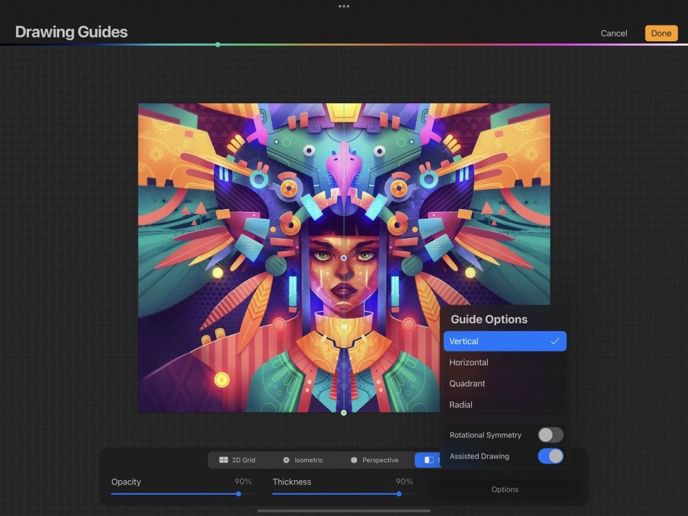 Symmetry Guide — Procreate Handbook