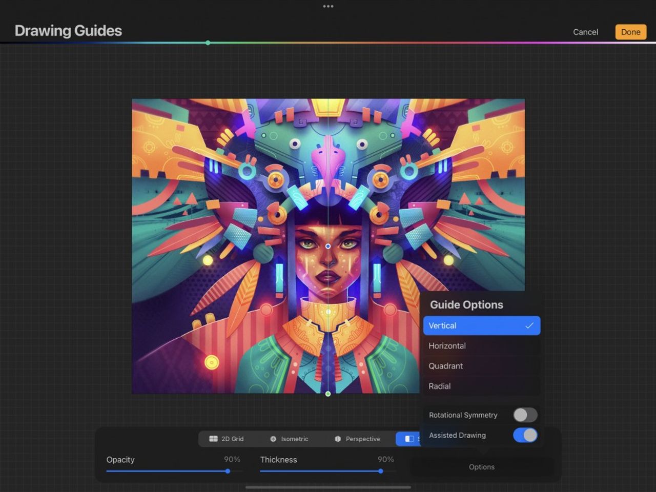 Symmetry Guide — Procreate Handbook