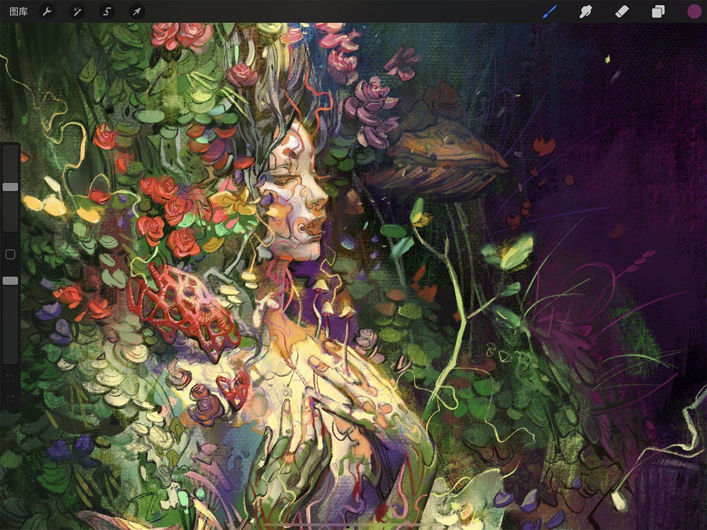 绘图、涂抹与擦除 — Procreate 使用手册