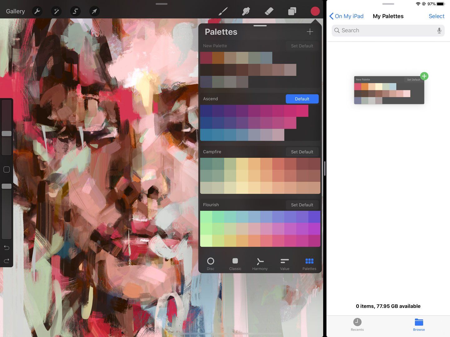Palettes — Procreate Handbook