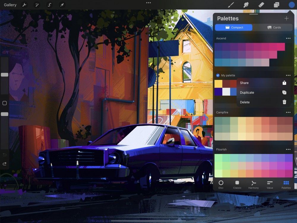 Palettes — Procreate Handbook