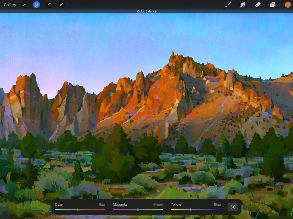 Color Adjustments — Procreate Handbook