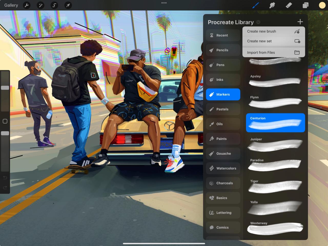 Brush Libraries — Procreate Handbook