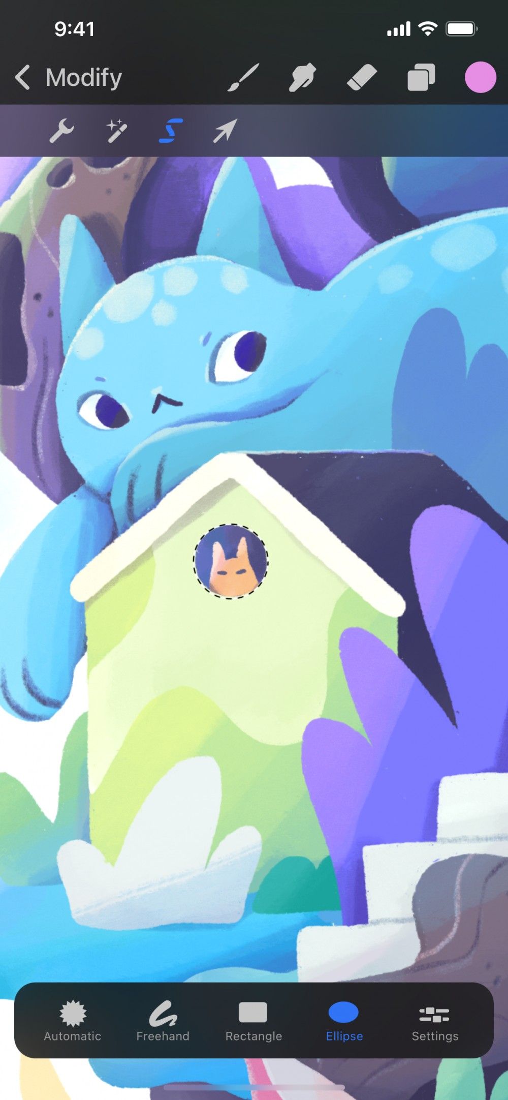 Rectangle and Ellipse — Procreate Pocket Handbook