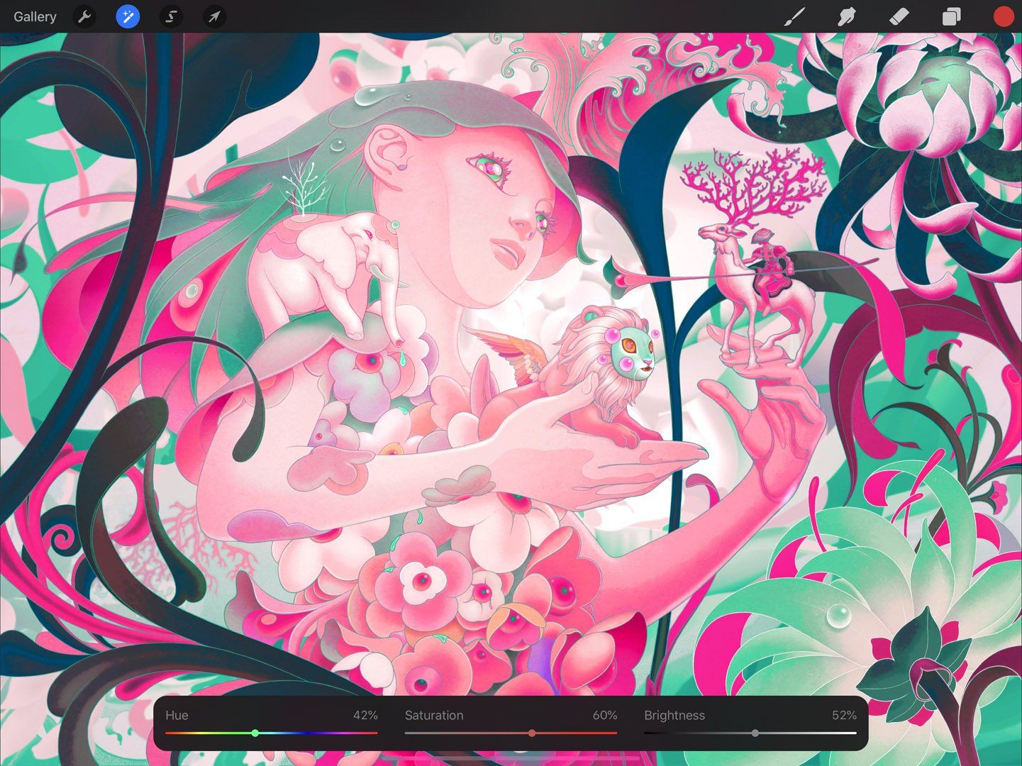 Color Adjustments — Procreate Handbook