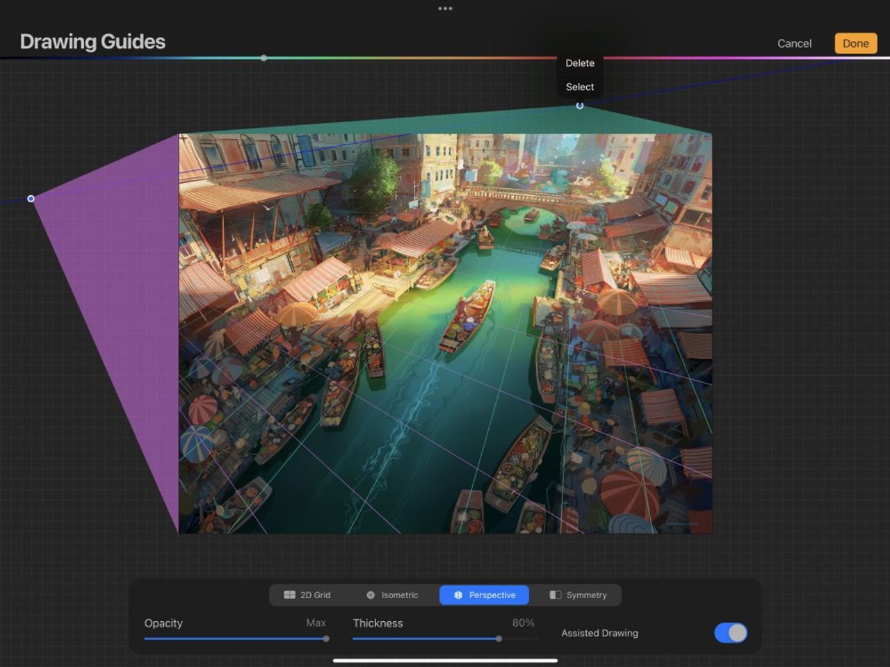 Perspective Guide — Procreate Handbook