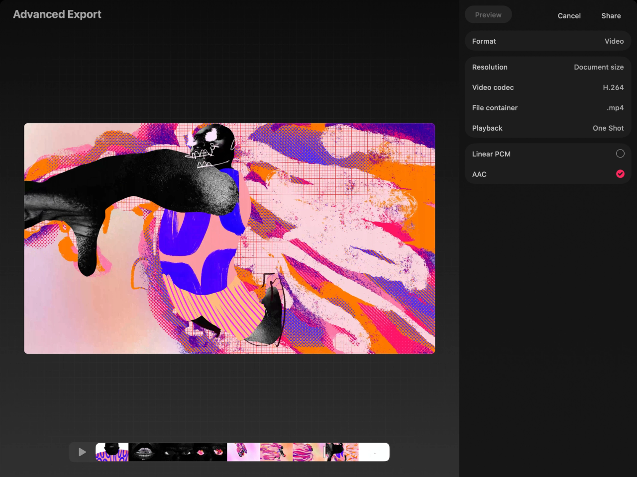 Advanced Export — Procreate Dreams Handbook
