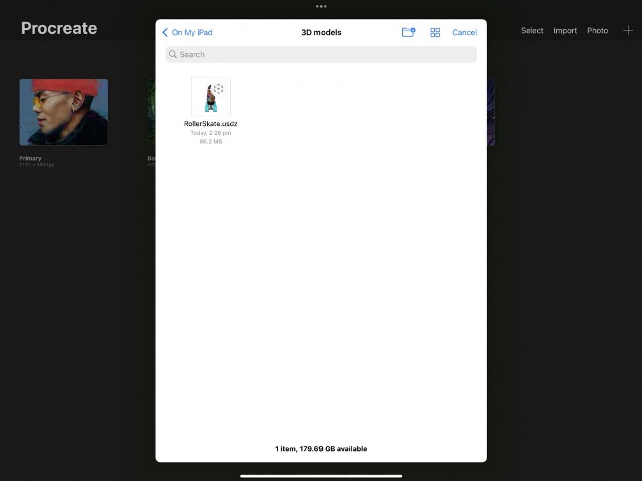 Import Procreate Handbook