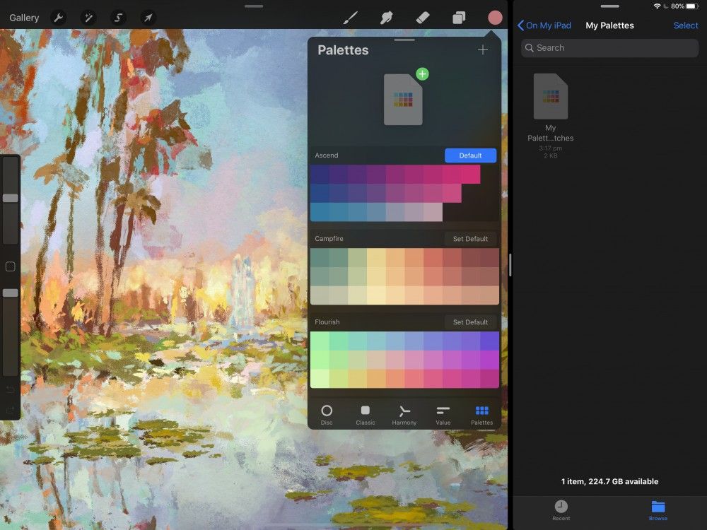 Palettes — Procreate Handbook