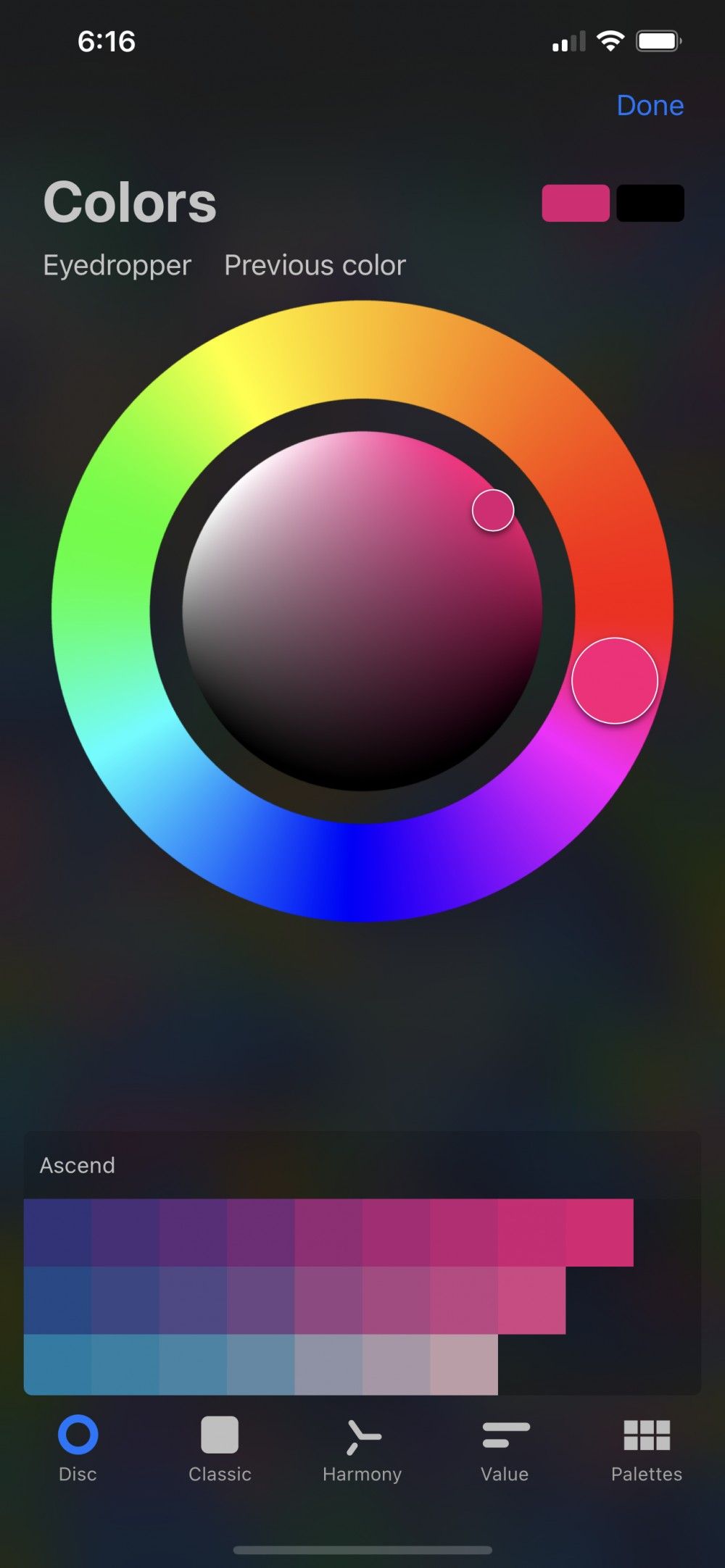 Disc — Procreate Pocket Handbook