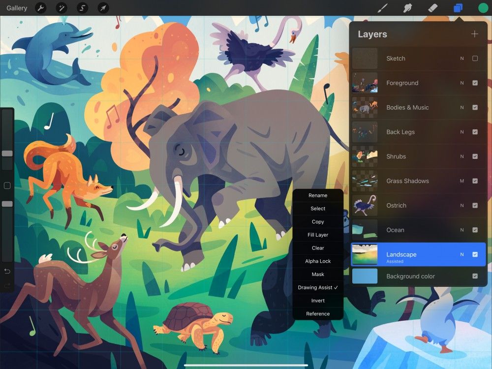 Options — Procreate Handbook
