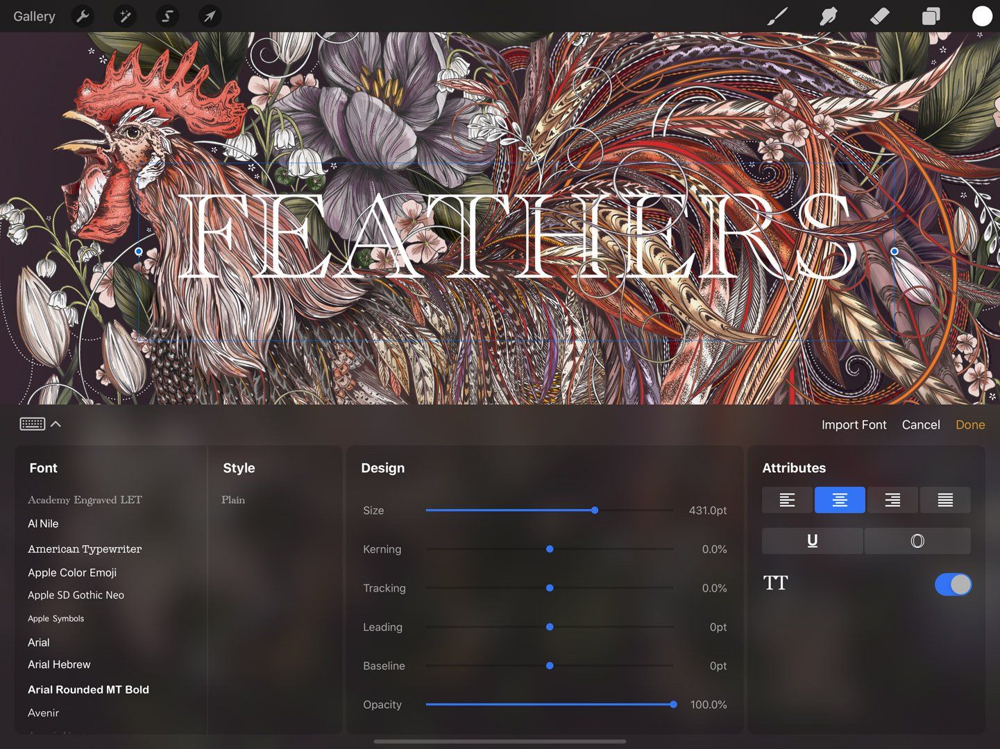 Edit Style — Procreate Handbook