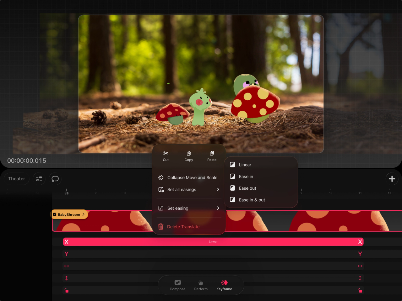 Easing — Procreate Dreams 使用手册