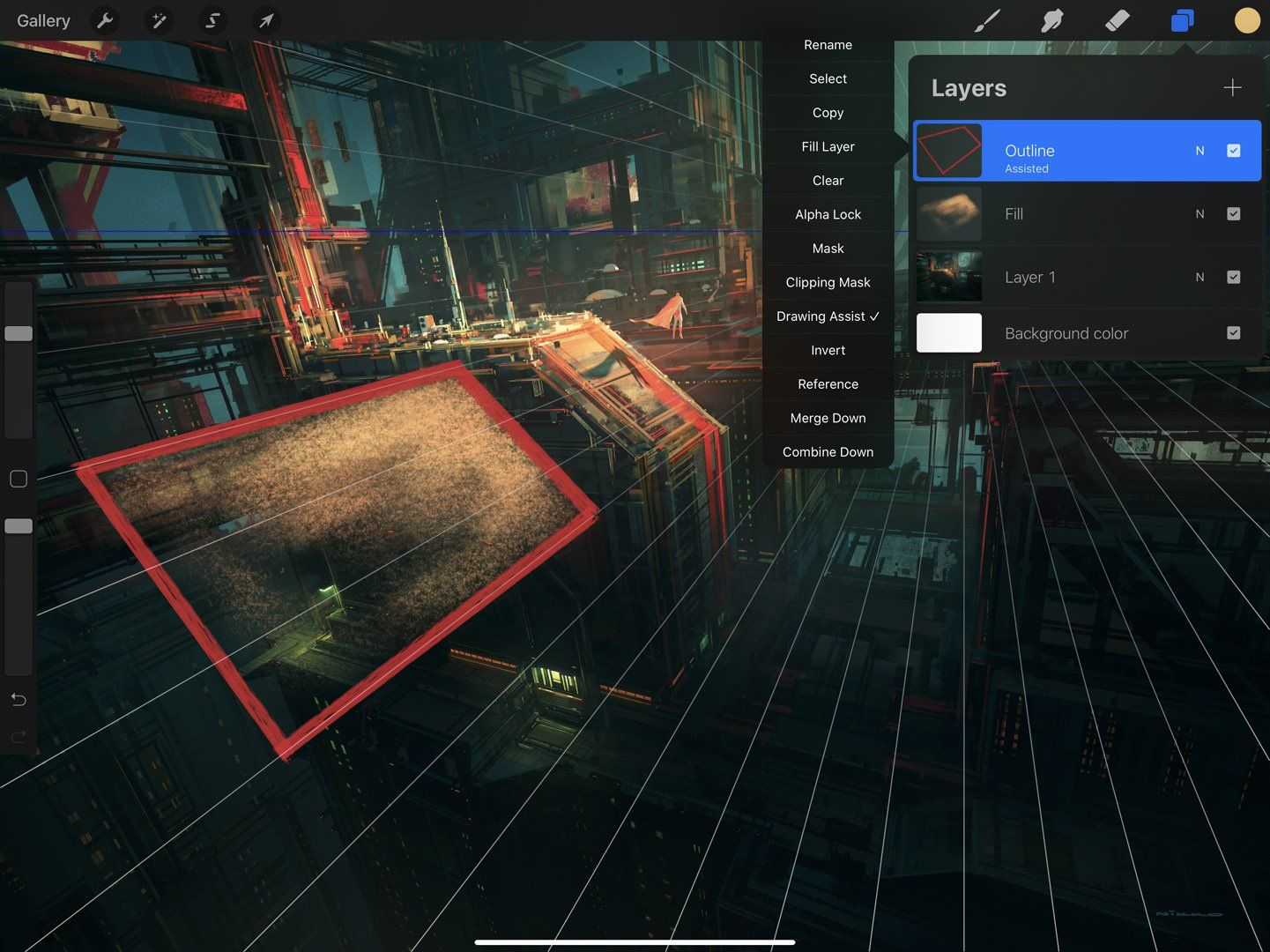 Drawing Assist — Procreate Handbook