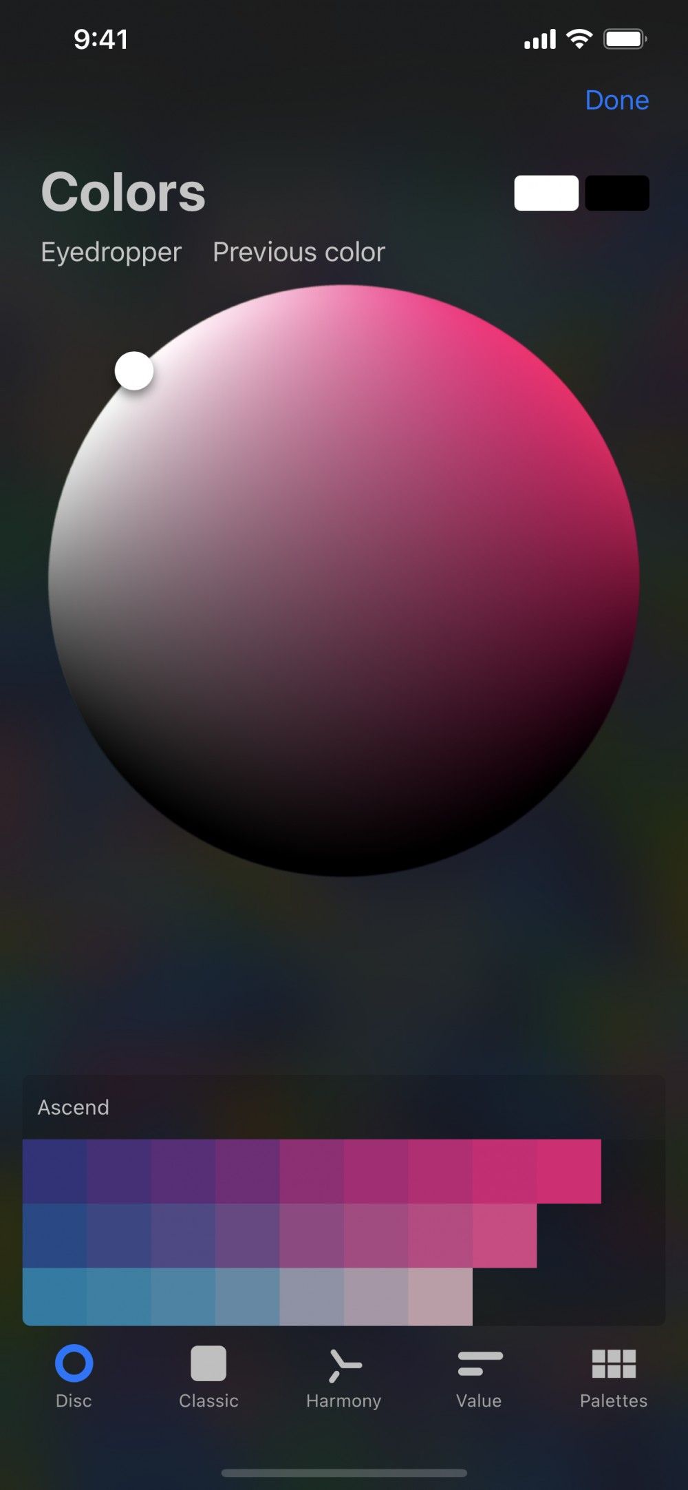 Disc — Procreate Pocket Handbook