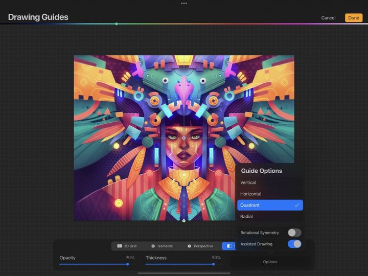 Symmetry Guide — Procreate Handbook